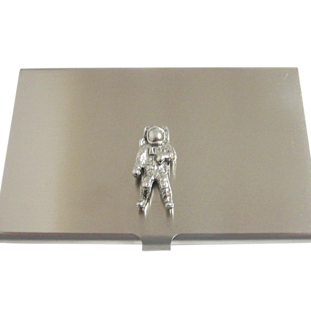 Textured Space Astronaut Business Card Holder - Gem
